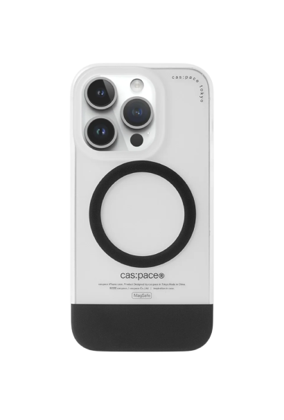 cas:pace Black MagSafe Coil iPhone Case